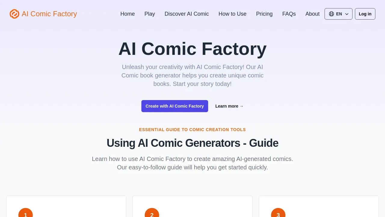 AI Comic Factory - BestofAI